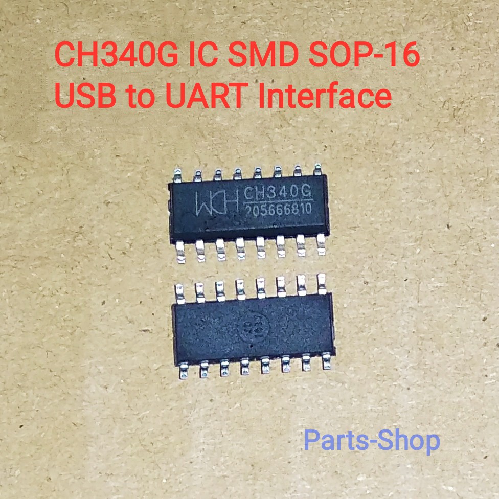 Jual IC CH340 CH340G SMD sop16 USB to Serial TTL UART RS232 Chip Sop-16 | Shopee Indonesia