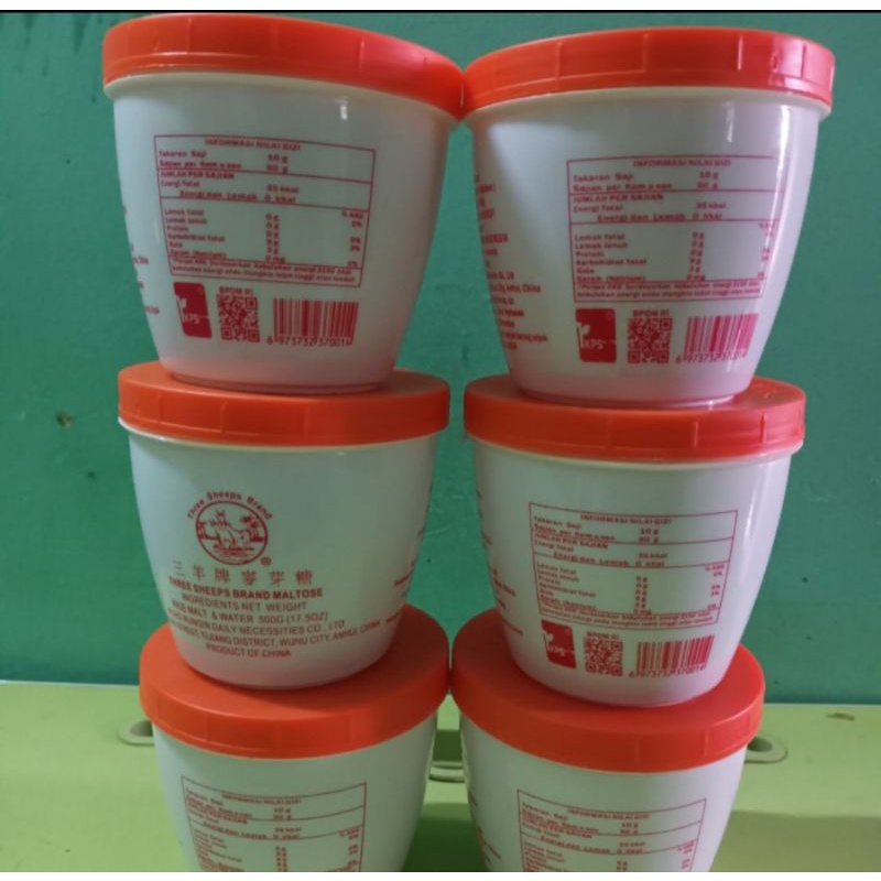 Jual Three Sheeps Sugar Maltose Gula Beku Gulaku Maltose Gula Maltose ...