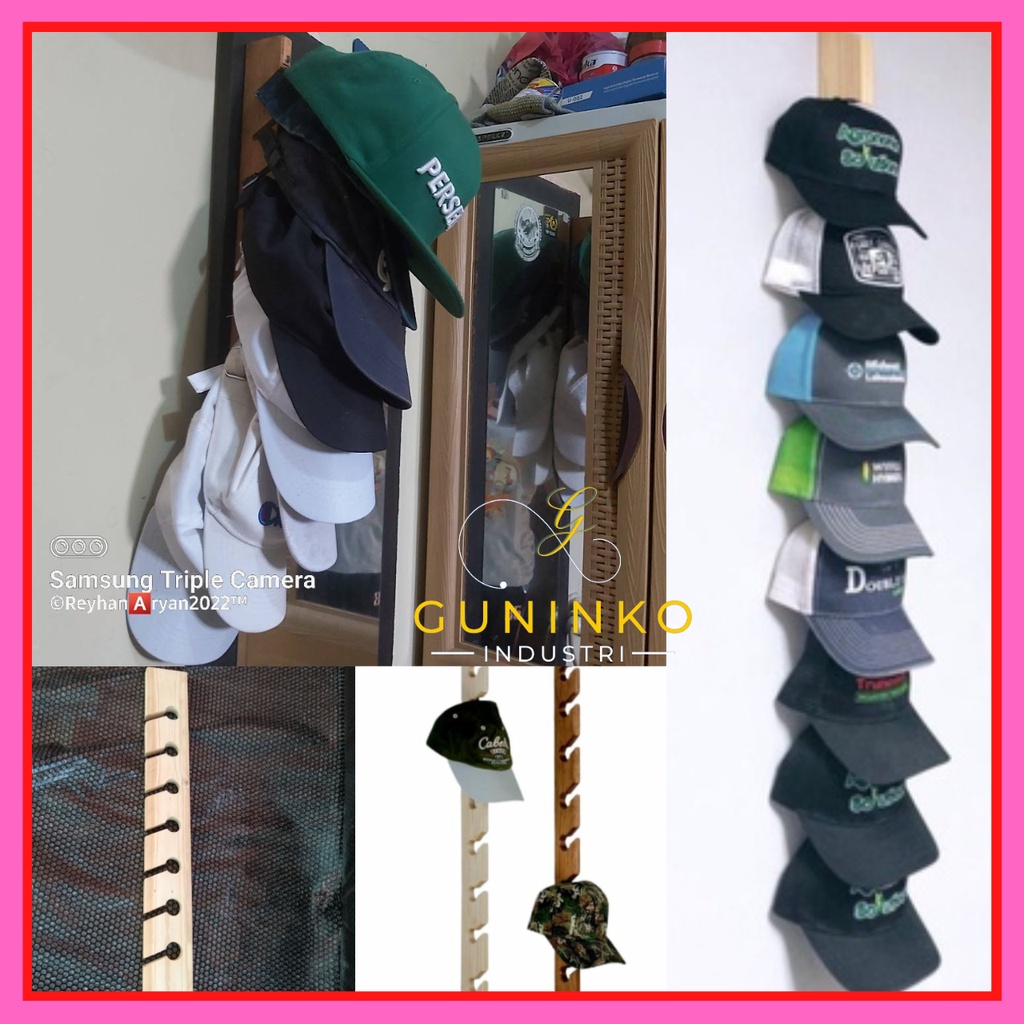 Jual Rak Topi Thomas Shelby Bahan Kayu Stand Hanger Serbaguna Organizer ...