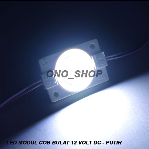 Jual Led Modul COB Bulat 12 Volt DC - Putih | Shopee Indonesia