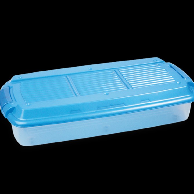 Jual 84x44x17 Box Container 35 Liter Green leaf 7829 Kolam Ikan Kotak ...