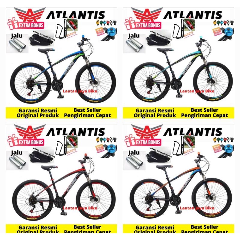 Jual Sepeda Gunung 27.5 MTB ATLANTIS 730 REM CAKRAM NEW | Shopee Indonesia