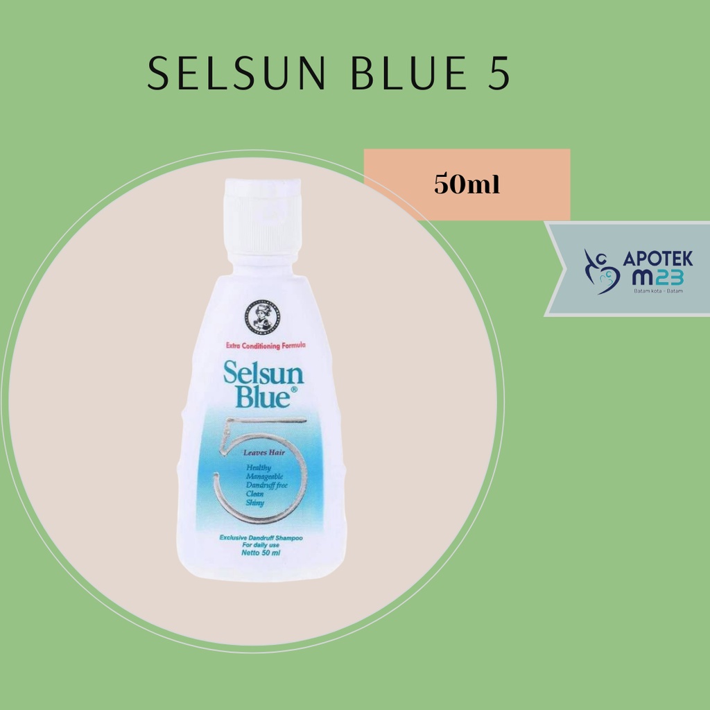 Jual Selsun Blue Five Shampoo Anti Ketombe /Shampoo Anti Dandruff ...
