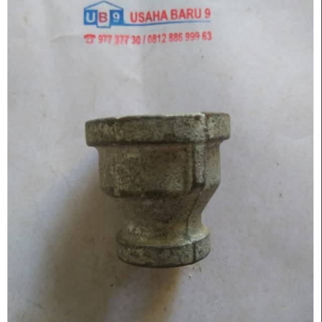 Jual Sok Besi / Sambungan Pipa Besi / Vlok Sok uk. 1" x 1/2" | Shopee ...