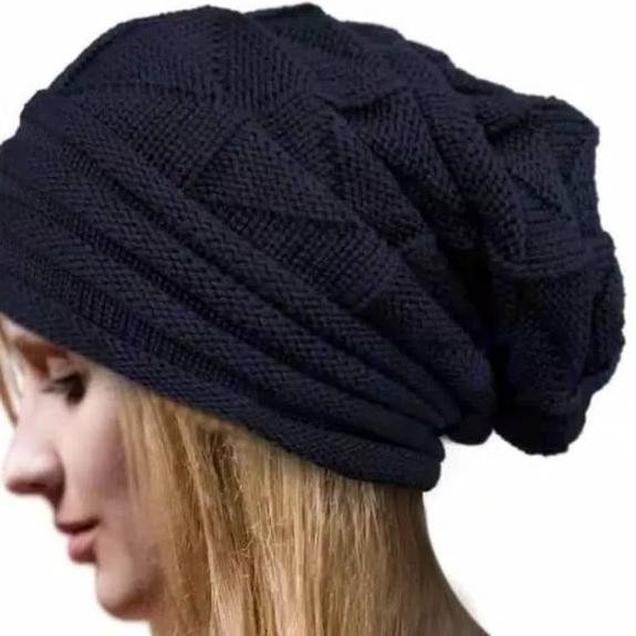 Jual muraடி Topi kupluk rajut musim dingin dewasa pria wanita - beanie ...