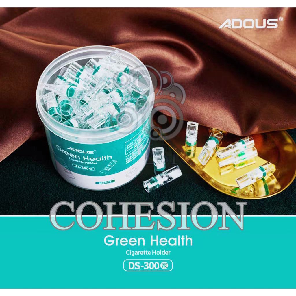 Jual COHESION 100PCS Paket Filter Penyaring Racun Asap Rokok/Pipa Rokok ...