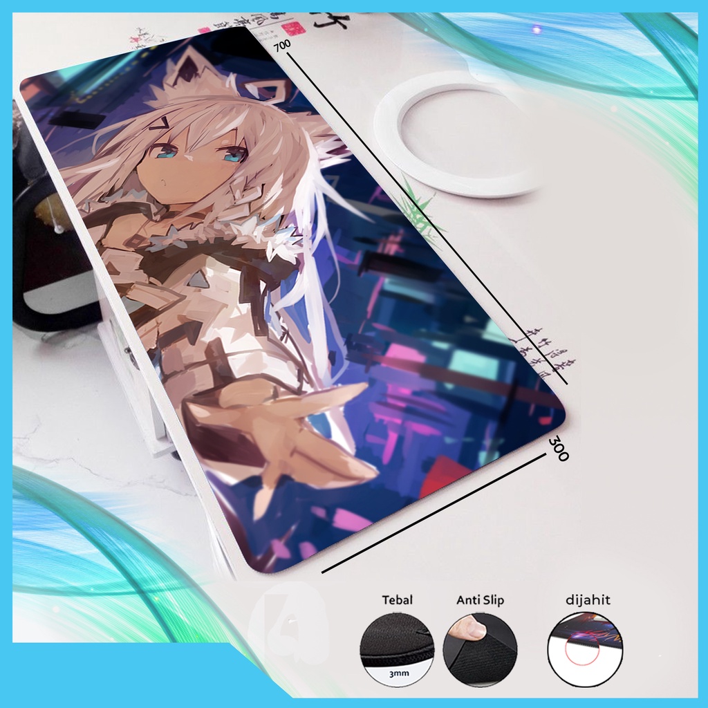 Jual MOUSE PAD ANIME VTUBER HOLOLIVE Deskmat Graw Fubuki Nakiri Anime ...