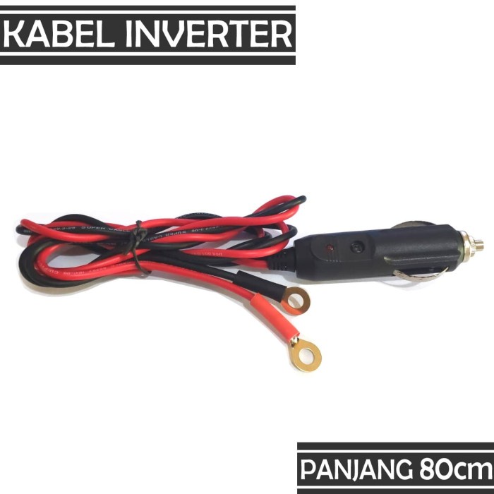 Jual Socket Lighter male Kabel untuk Inverter DC 12V ke AC 220 Volt di ...