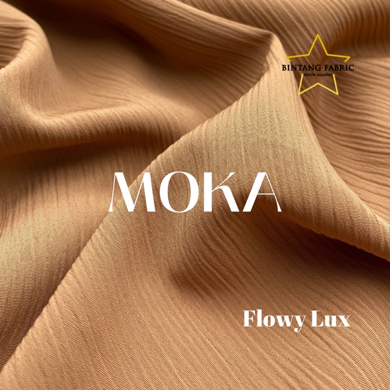Jual Bahan Kain Flowy Lux Youryu Crinkle Airflow 0,5 meter | Shopee ...