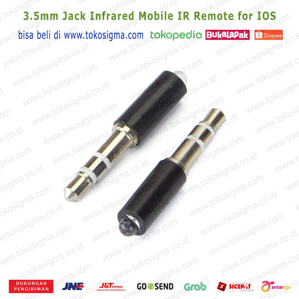 Jual INFRARED Plug Jek Jack Audio 3.5mm IR Wireless Smart Remote for ...