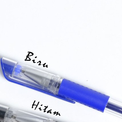 Jual 4 & 12 pcs Pena Gel Mimi Standar Hitam Merah Biru Standar - Pulpen ...