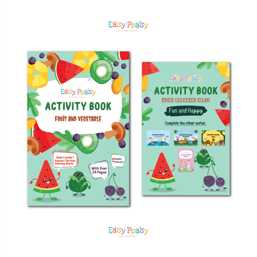 Jual Easy Peasy - Activity Coloring Busy Book - Buku Edukasi Belajar ...