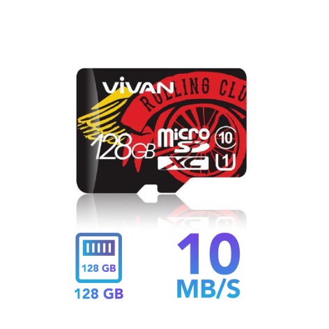 Jual Micro SD VIVAN V128U10 128GB Memory Card Class 10 TF Card Speed ...