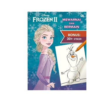 Jual Frozen II: Mewarnai & Bermain (Color And Trace) Disney | Shopee ...