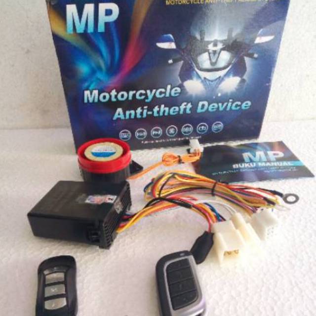 Jual Alarm Motor MP One Way Original Terbaru Anti Maling Alarm Motor ...