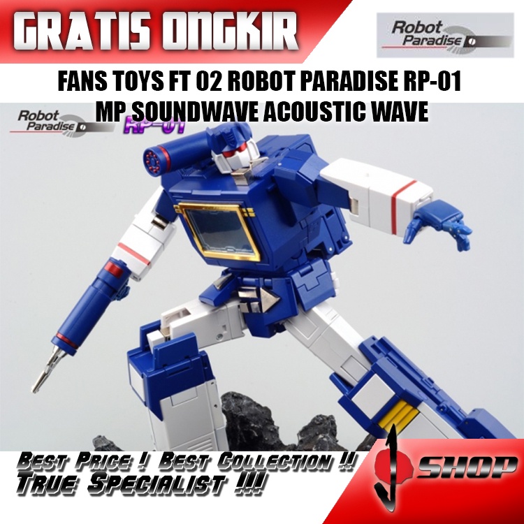 Jual FANS TOYS FT 02 ROBOT PARADISE RP 01 MP SOUNDWAVE ACOUSTIC WAVE ...