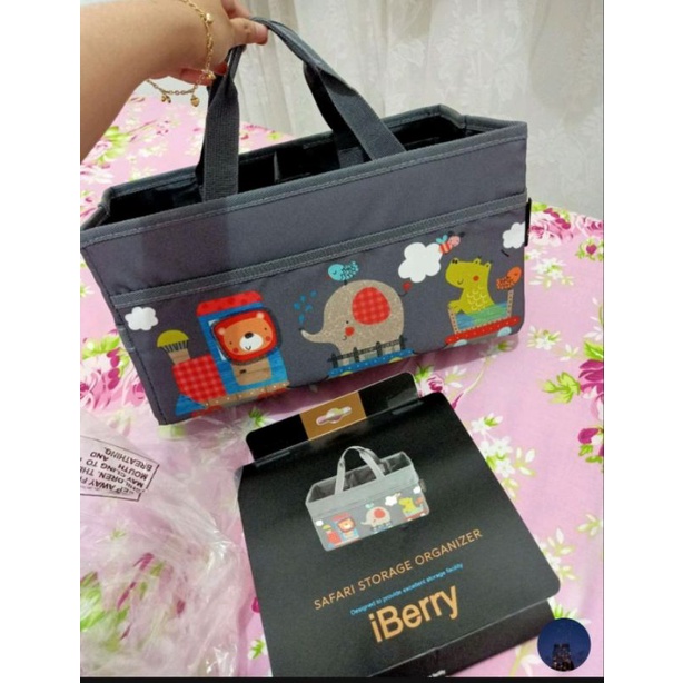 Jual iBerry Safari Storage Organizer Foldable Caddy Tas Perlengkapan ...
