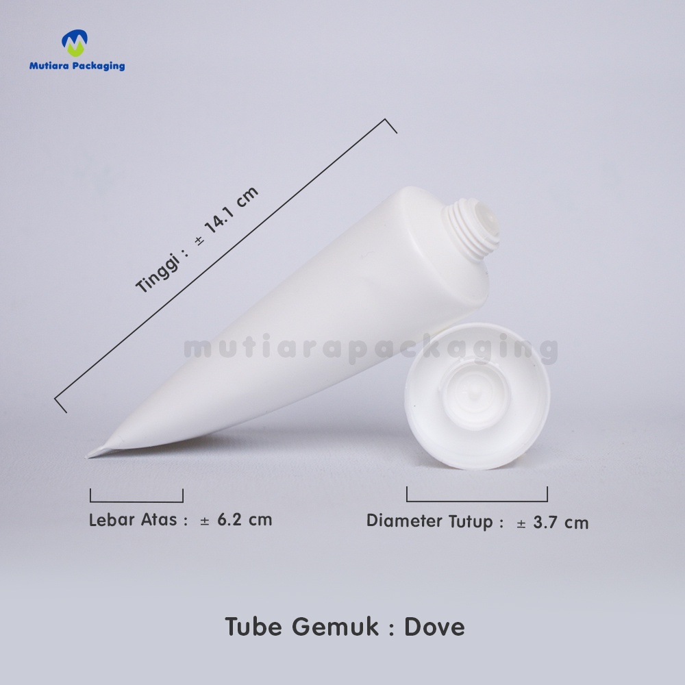 Jual TERLARIS !! BOTOL TUBE 100ML DOVE GEMUK / BOTOL KEMASAN SKINCARE ...