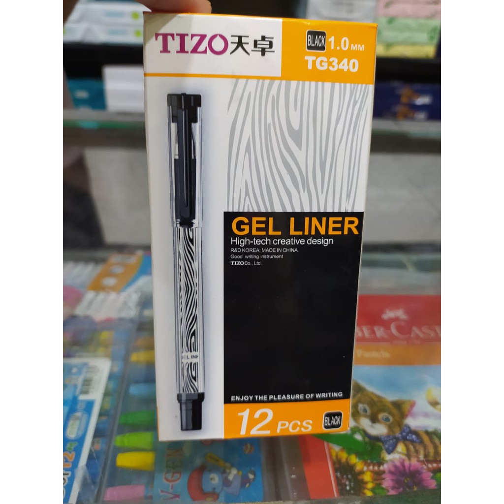 Jual Pulpen Tanda Tangan / Pen Tizo gel liner 1.0 TG340 | Shopee Indonesia
