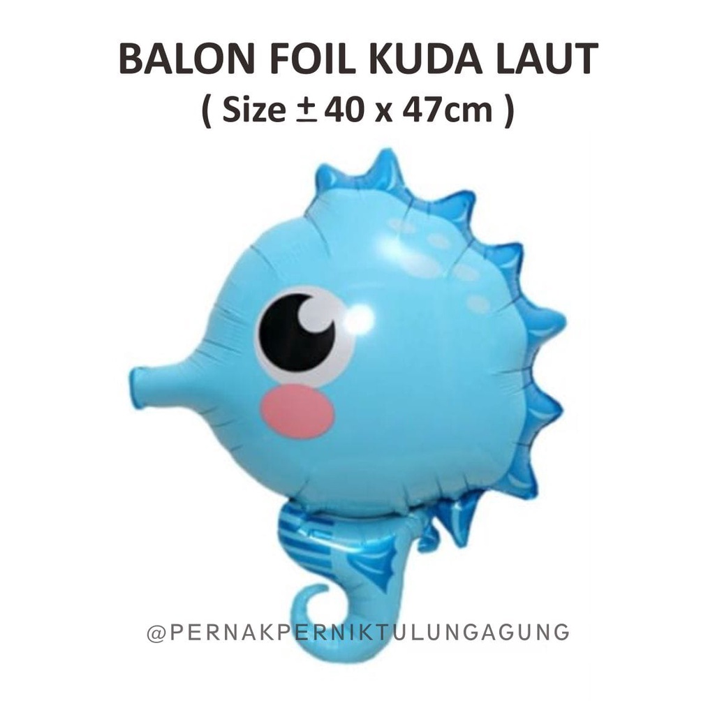 Jual Balon Foil / Balon Gas Tema Hewan Laut dan Mermaid - Balon Tema ...