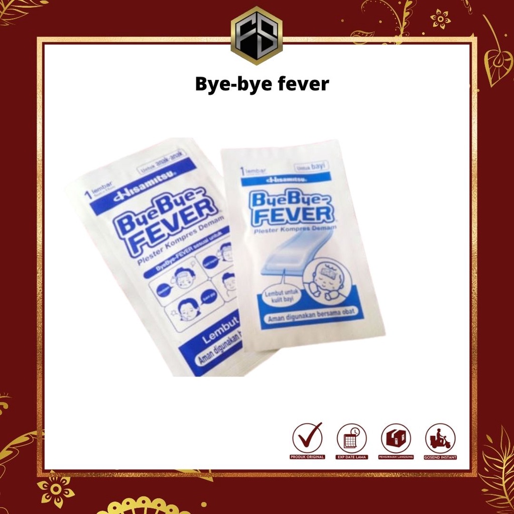 Jual Bye Bye Fever Plester Kompres Demam untuk anak dan bayi | Shopee ...