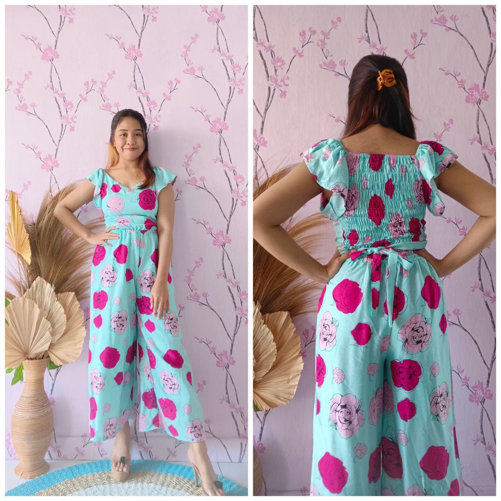 Jual JUMPSUIT MONIC/JUMPSUIT BALI VIRAL/OVERALL BALI/JUMPSUIT RAYON ...