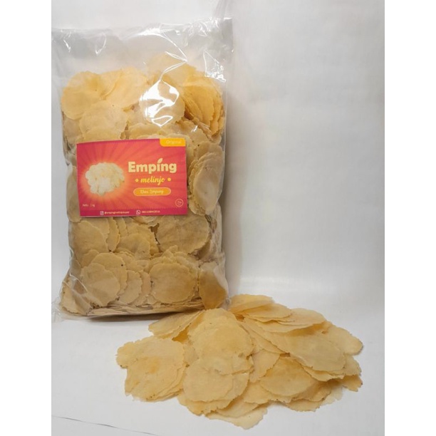 Jual Emping melinjo mentah super Khas Limpung kemasan 1kg | Shopee ...