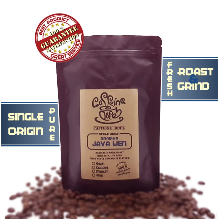 Jual Kopi Arabika Java Ijen 200 Gr Single Origin - Bean/Biji & Ground ...