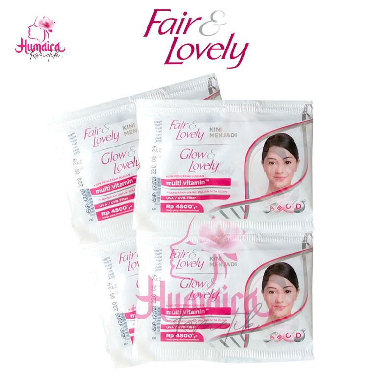 Jual Fair&Lovely Glow&Lovely Derma Glow Multivitamin Cream Sachet 9Gr(Kemasan Baru) | Shopee ...