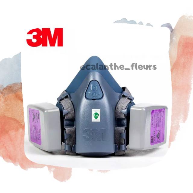 Jual MASKER 3M 7502 HALF FACEPIECE RESPIRATOR + 3M 7093 NIOSH FILTER ...