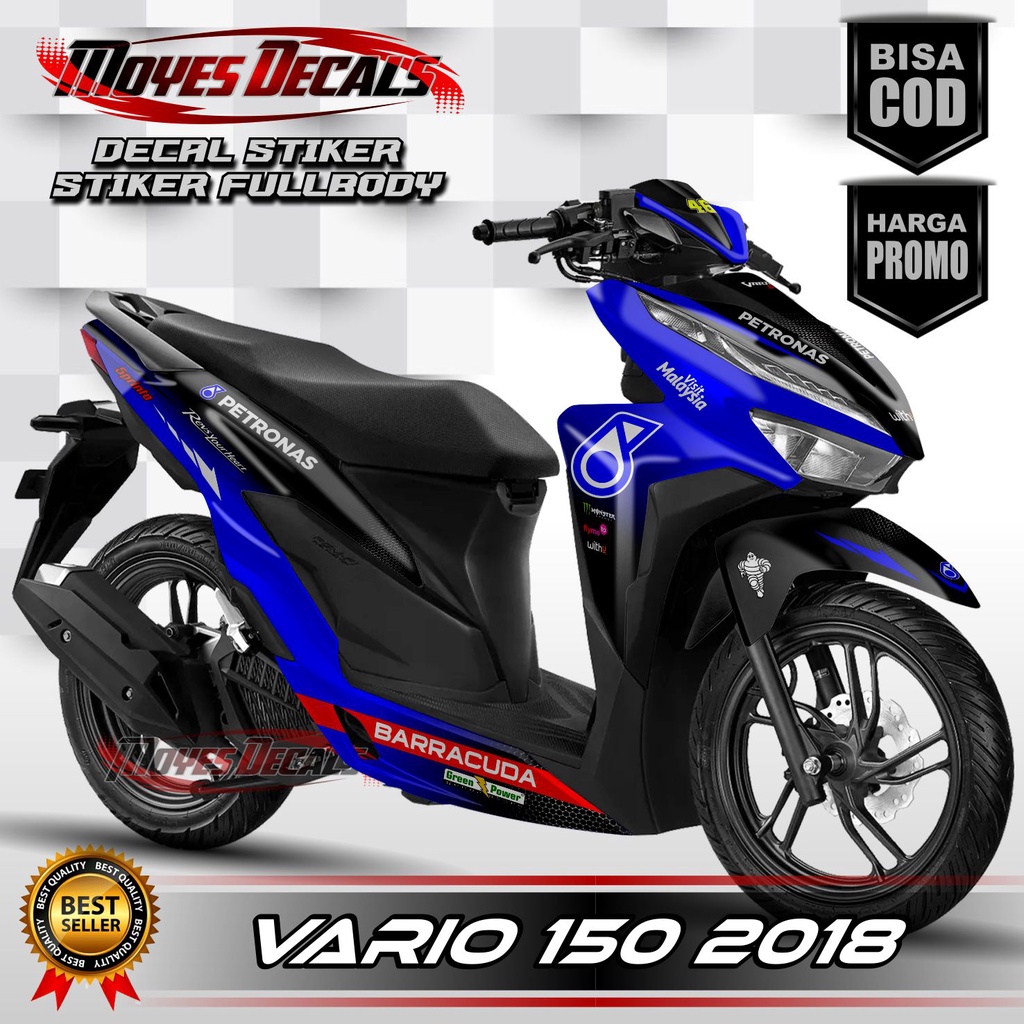 Jual Decal Sticker Honda VARIO 150 125 Petronas - Dekal Stiker Honda ...