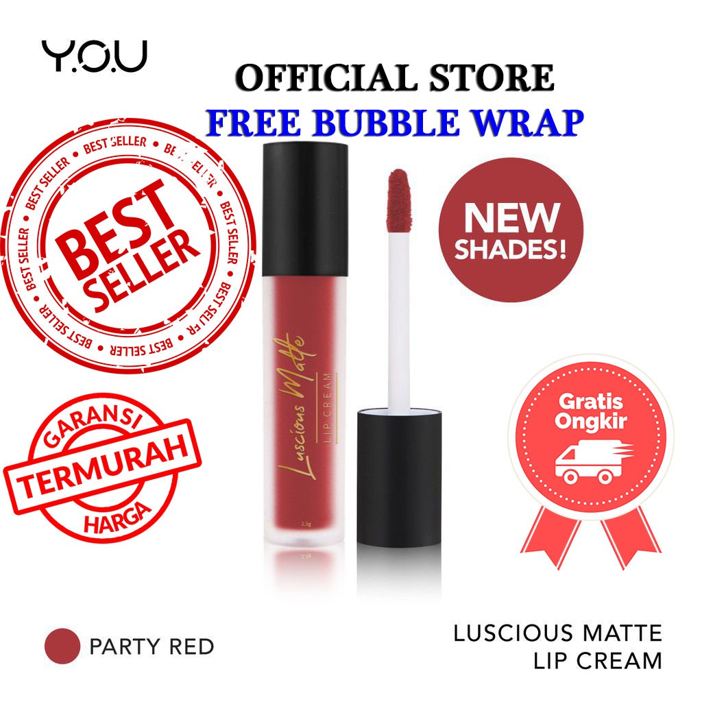 Jual LIPCREAM YOU BPOM HALAL BAGUS MURAH TAHAN AIR LAMA YOU Basic ...