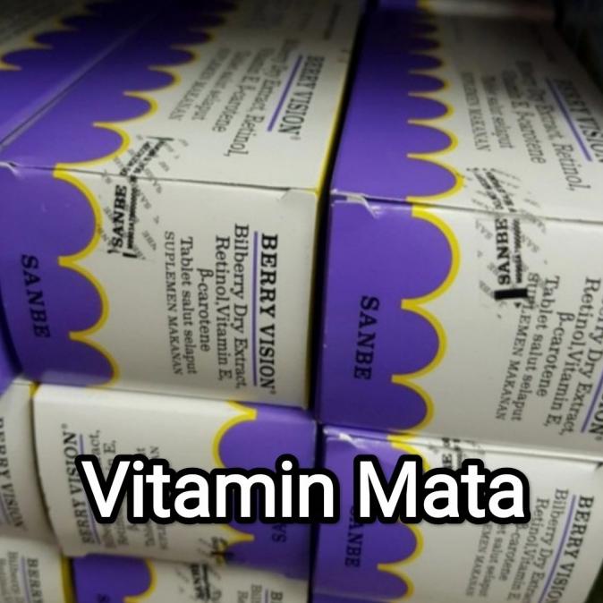 Jual berry vision vitamin mata box isi 100 tablet | Shopee Indonesia