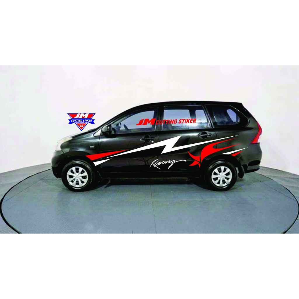 Jual Stiker mobil tiyota avanza stiker mobil avanza cutting stiker ...
