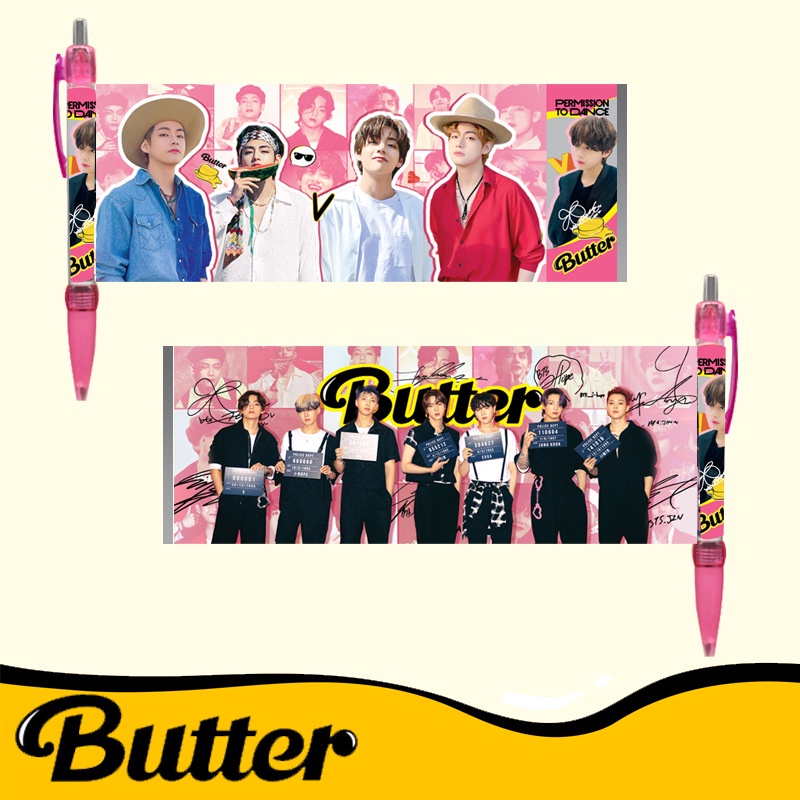 Jual KPOP BTS Pulpen Gel Tinta Hitam BTS ARMY PEN BTS SOUVENIR KPOP 522 ...