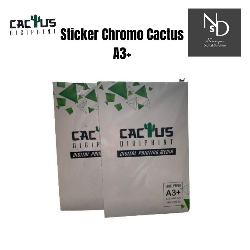 Jual Sticker Cactus kromo Bontak chromo A3+ Cast coated - Pack | Shopee ...
