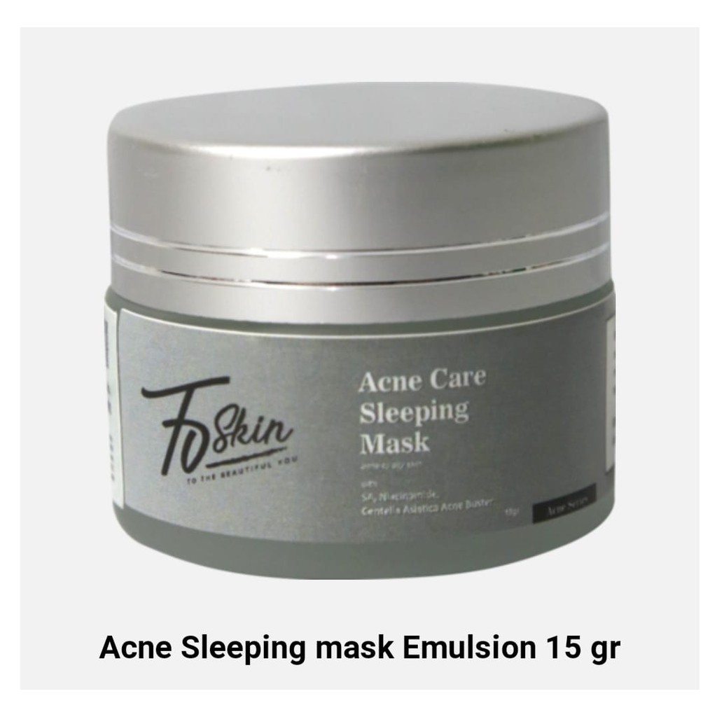 Jual Acne sleeping mask 15gr | Shopee Indonesia