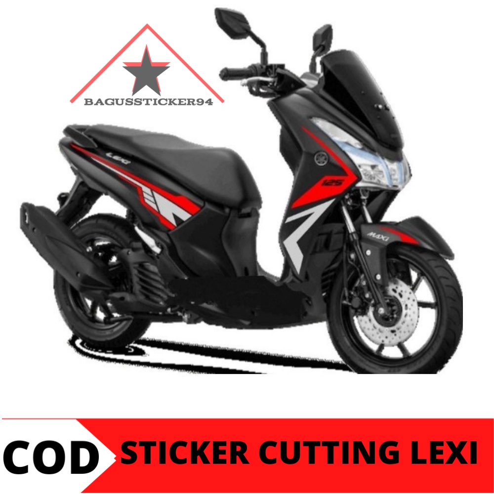 Jual Stiker motor matic Lexi / Stiker Cutting Yamaha Lexi / Striping ...