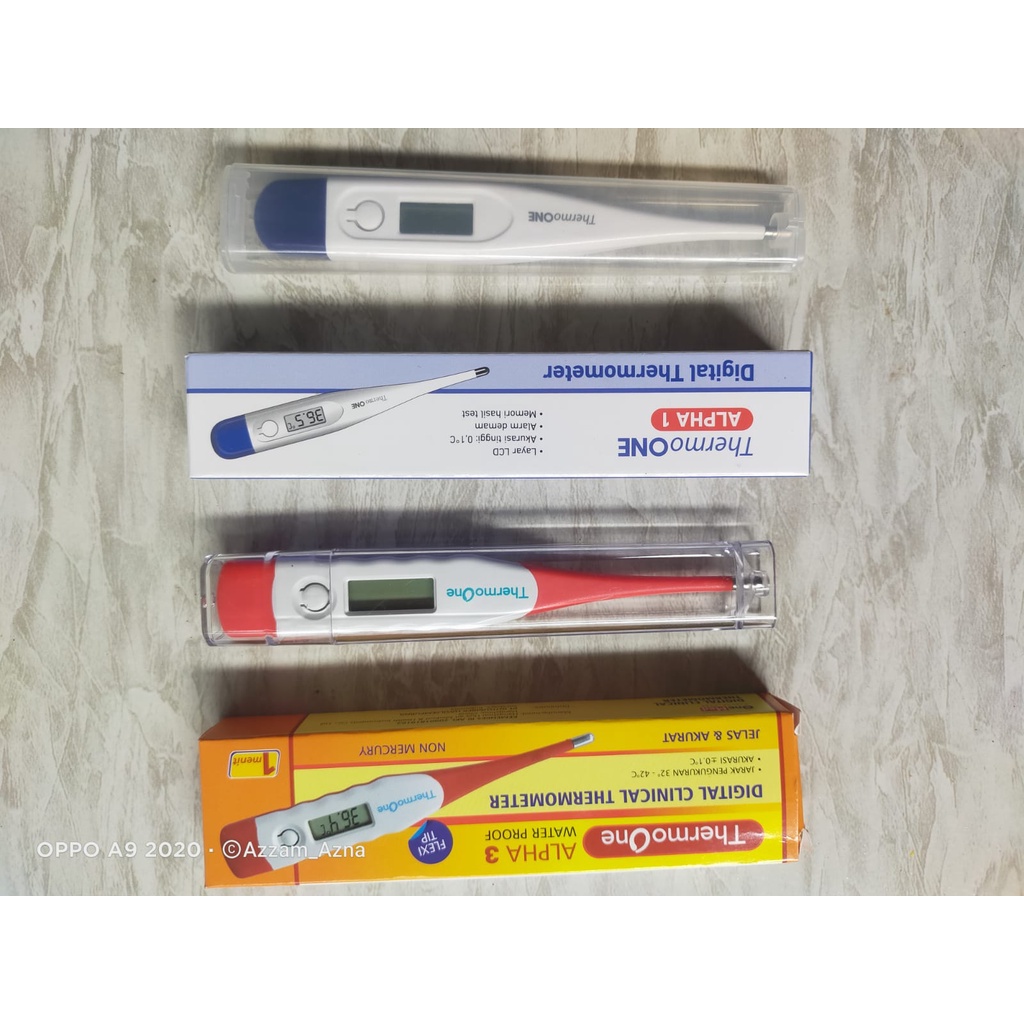Jual termometer digital ketiak alpha 1 G thermometer onemed || One ...