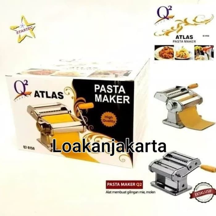 Jual Mesin Gilingan Mie Pasta Maker Atlas / Mesin Pembuat Mie Molen Murah | Shopee Indonesia