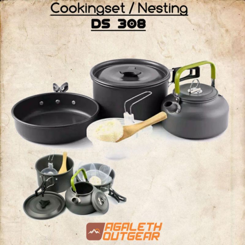 Jual Cookingset Nesting DS 308 dan 300 Original | Shopee Indonesia
