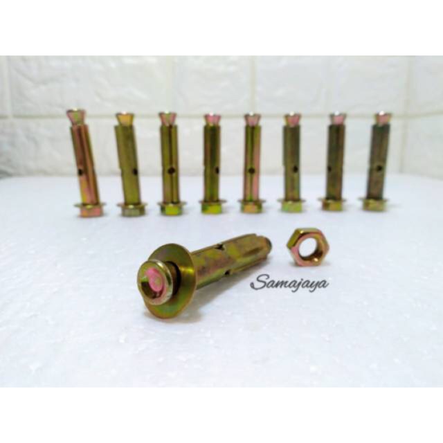 Jual dynabolt 10 X 50 , baut dinabolt , expansion bolt , kualitas bagus ...