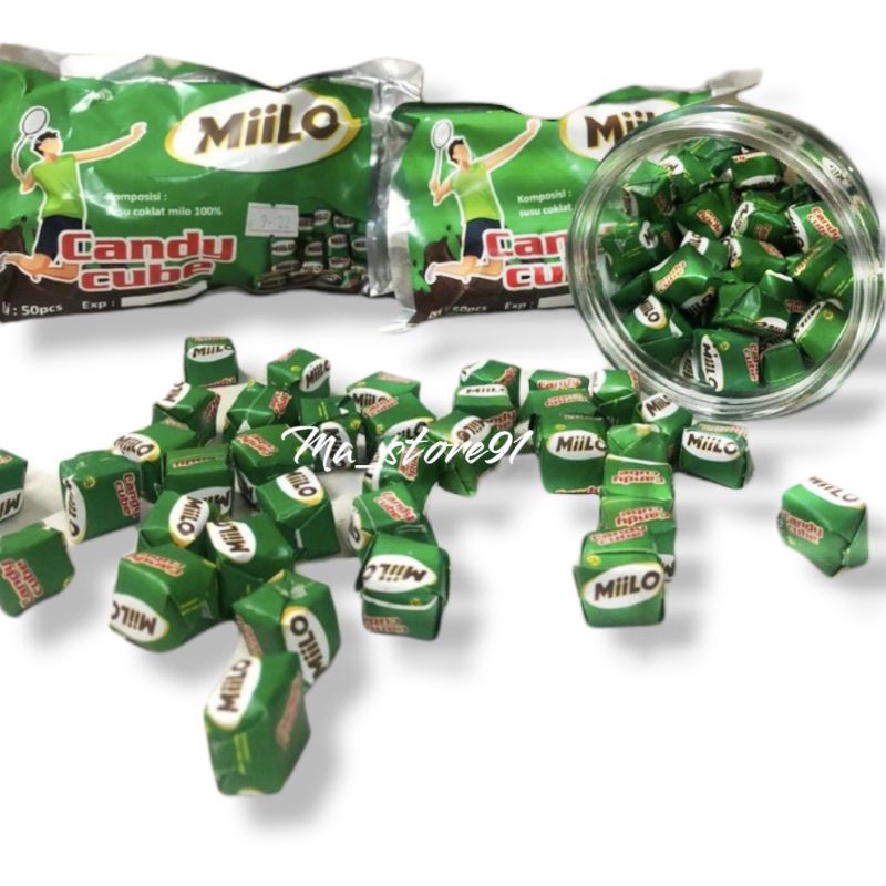 Jual MILO CANDY CUBE ISI 50PCS TERMURAH PERMEN BERENERGI SEHAT BERGIZI ...