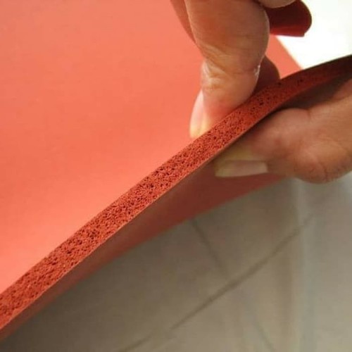 Jual jual sponge silicone rubber/spon silikon lembaran tebal 10mm 20cm ...