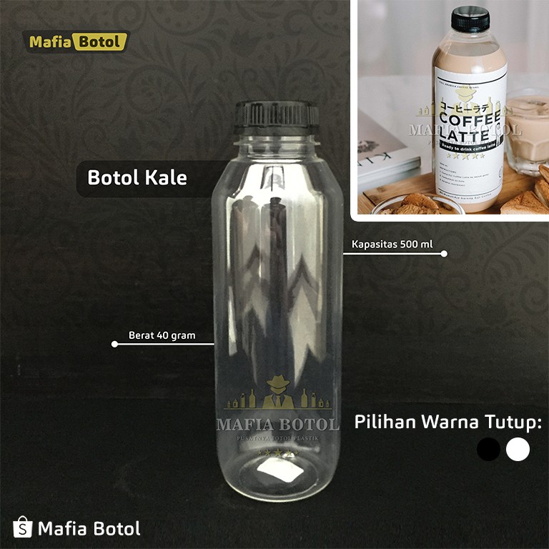 Jual Botol Plastik kale 500 ml tebal kuat premium minuman Kopi Susu Jus ...