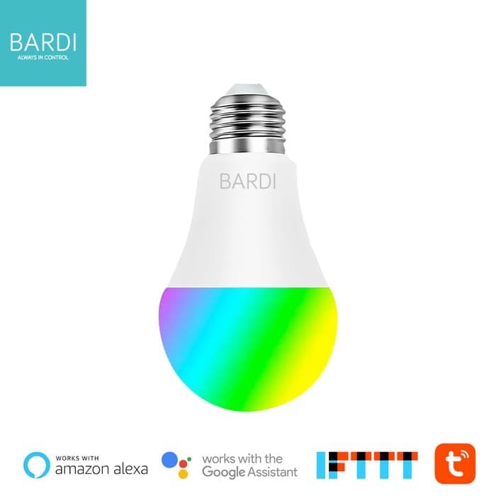 Jual BARDI Smart LIGHT BULB RGB+WW 9W Wifi Wireless IoT For Home ...