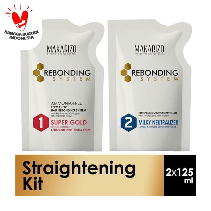Jual ds011w Makarizo Rebonding System Super Gold Mini 125Ml Cz20Z1C | Shopee Indonesia