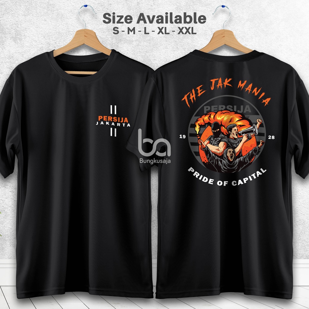 Jual Kaos Persija Jakarta The Jak Mania Prode Of Capital Tshirt ...