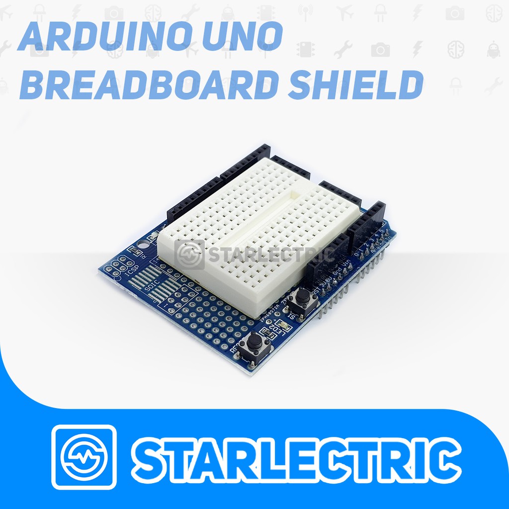 Jual Breadboard Protoshield for Arduino Uno Proto Shield Mini Prototype ...