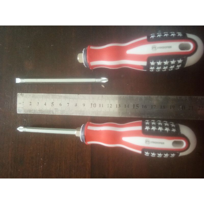 Jual Obeng Plus Min Panjang 21 cm Kualiatas Mantab | Shopee Indonesia